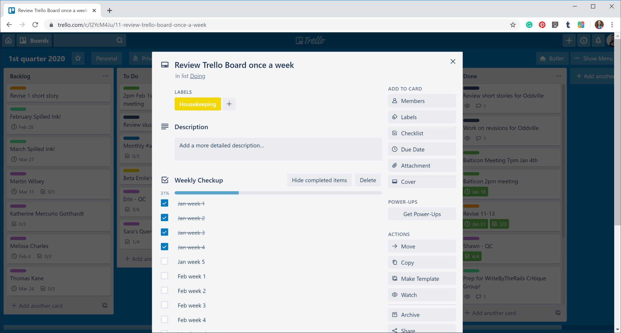 How One Writer Uses Trello To Track Her Creative Progress – WRITING ...